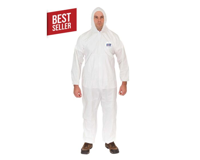 MicroGuard MP® Style 8015 Hooded Microporous Coveralls | Case of 25 ...